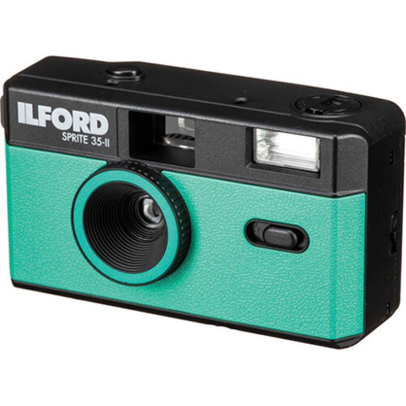 Ilford Sprite 35-II Film Camera (Black and Teal)