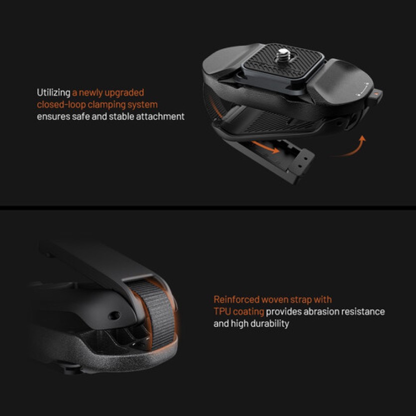 PGYTECH Beetle Camera Clip V2 with QR Plate