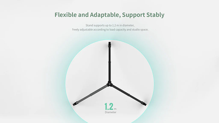 Zeapon Vlogtopus Universal Wheel Stand Kit Including 3 Folding Arms