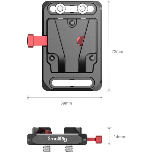 SmallRig Mini V-Lock Battery Plate 2987