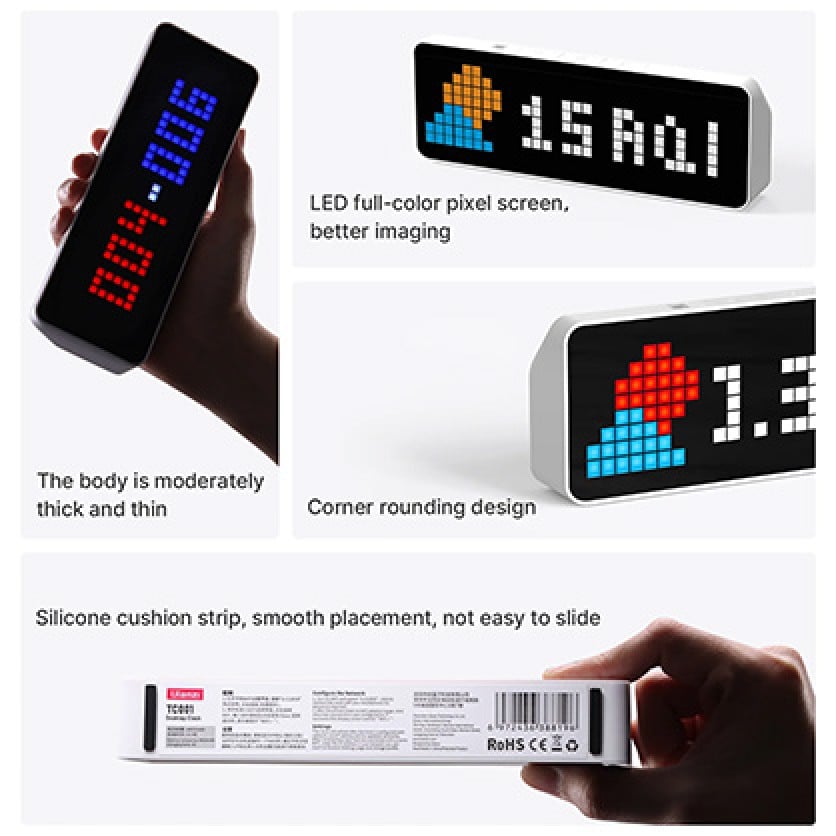 Official NZ Distributor for Ulanzi TC001 Smart Pixel Clock 2882