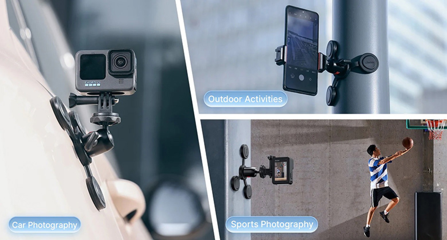 Official NZ Distributor for Ulanzi GO-001 Magnetic Mount for Action Cameras