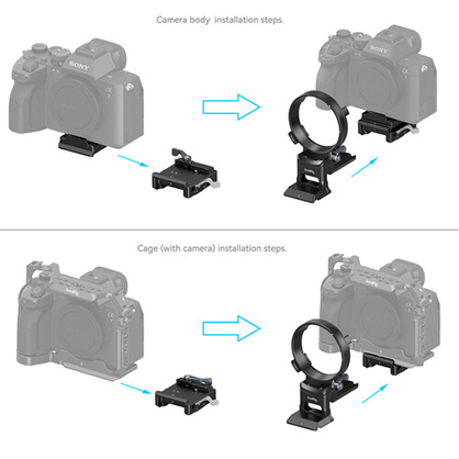 SmallRig Rotatable Horizontal-to-Vertical Mount Plate Kit for Select Sony 4244 | Cages / Rigs & L-Br