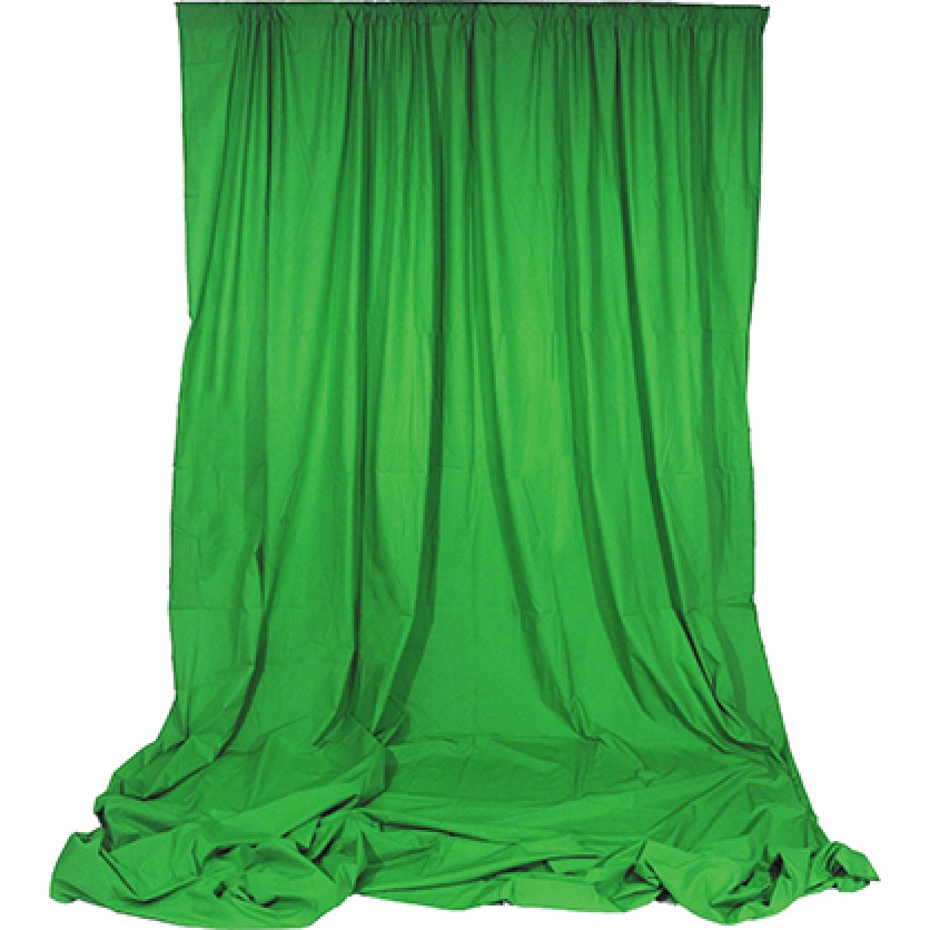 Krane OT-BG36 Fabric Backdrop 3x6m Green + Bonus 2x Godox LSA-01 Clamp