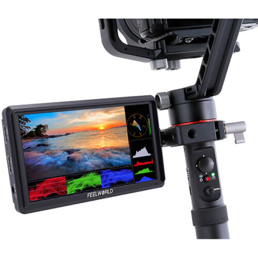 FeelWorld FW568 V3 6 Inch Camera Monitor with Waveform LUTS Peaking Focus