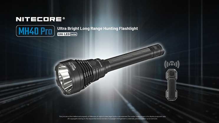 Nitecore MH40 Pro 3500 Lumen Long Throw Flashlight